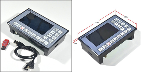 DDCSV1.1-4 Axis Offline Controller 500Khz G Code Replace Mach3 USB CNC ...