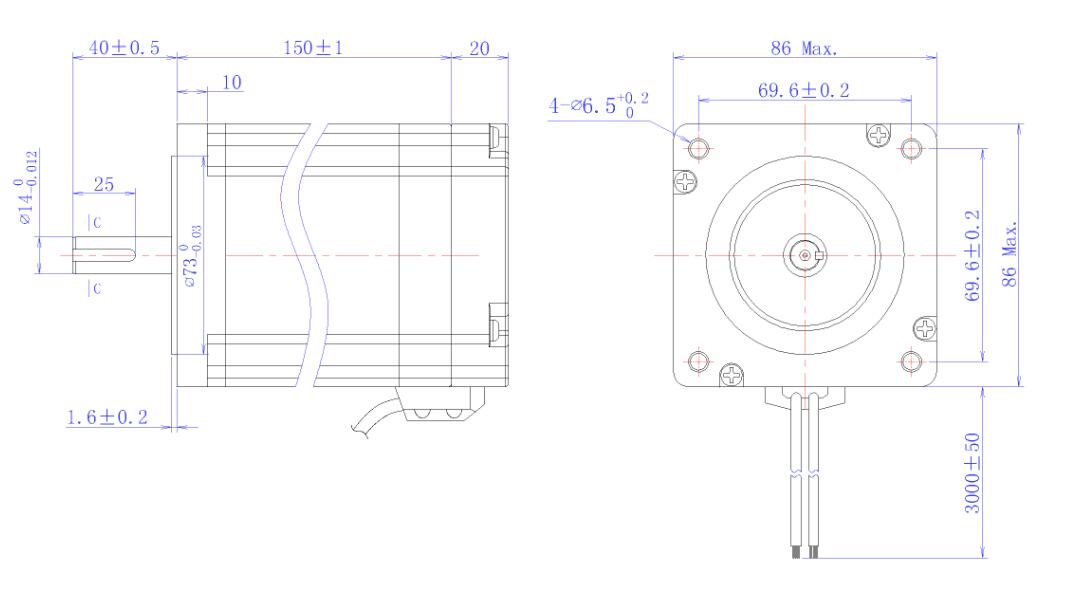 High Torque 12NM Nema 34 DSP Closed Loop Stepper Drive Motor AC60V With ...